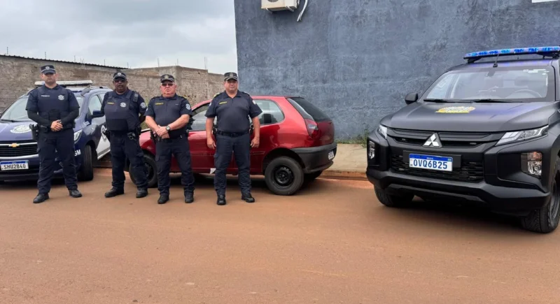 Guarda Municipal recupera carro furtado com placa adulterada em ...